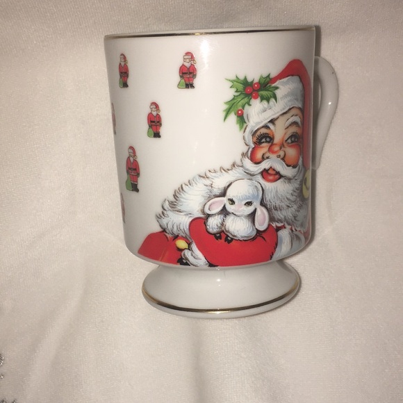 Lefton China | Holiday | Vintage Lefton Footed Santa Claus Mug | Poshmark